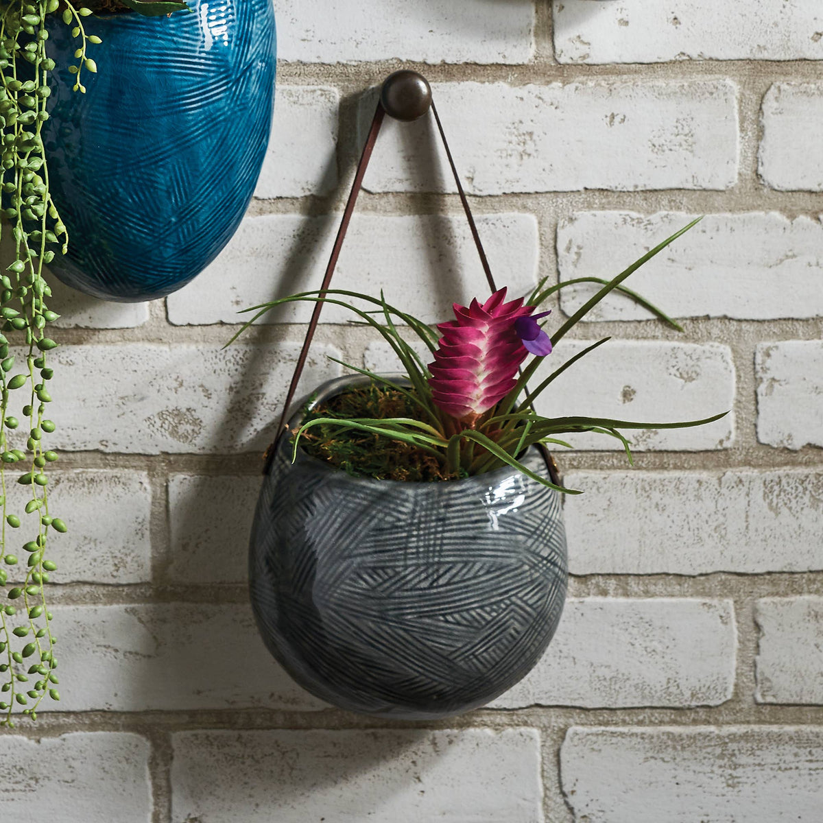 Organic Wall Planter Small Grey – Eastwood home