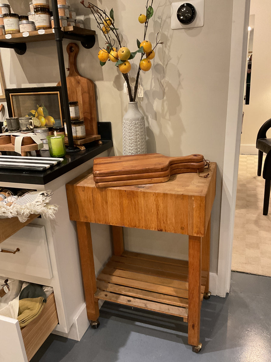 Butcher block stand – Eastwood home