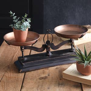 Decorative Copper Balance Scale – Eastwood home